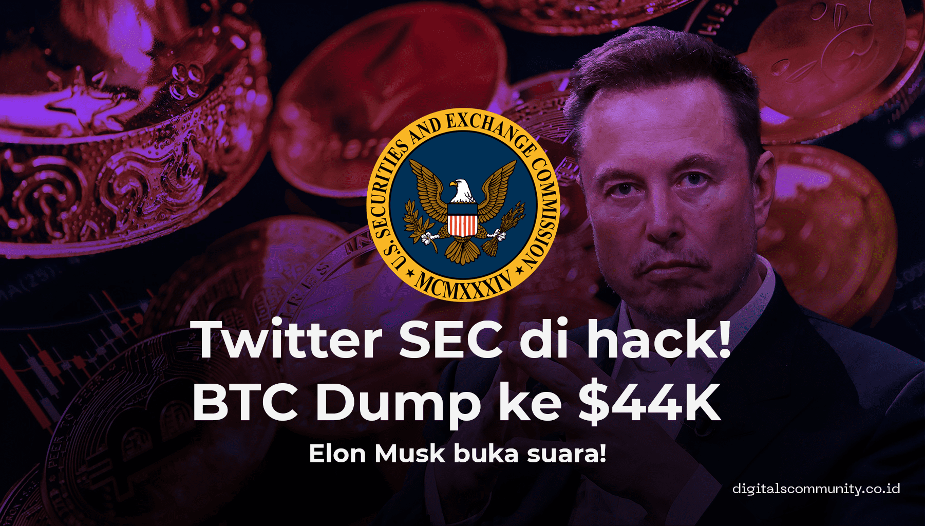 Harga BTC Anjlok Usai Klarifikasi Twitter SEC di Hack, Apakah Manipulasi Harga? - Digitals ...